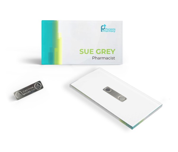 Recycled Acrylic Name Badges | Badger Design