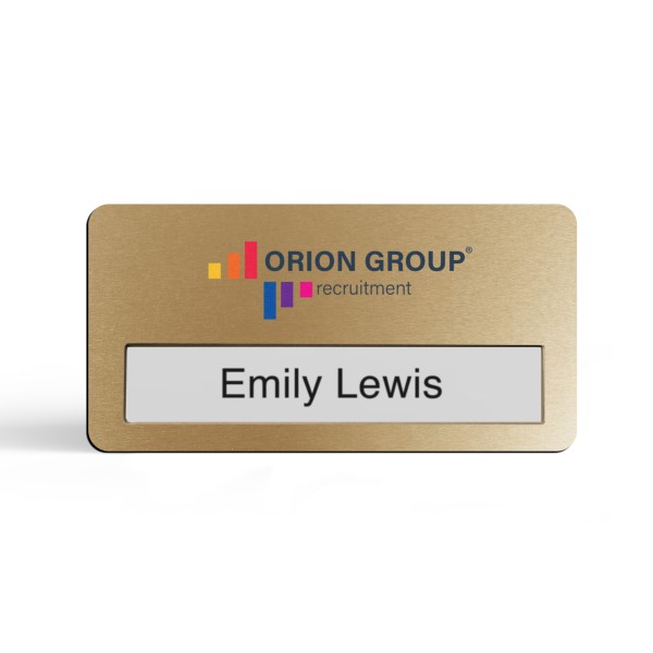Printed Window Name Badges | Badger Design